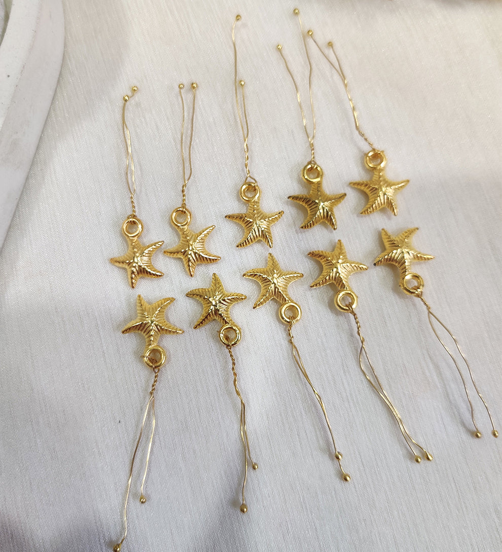 Golden Star Hair Accessory Charms – OhGirlAccessories